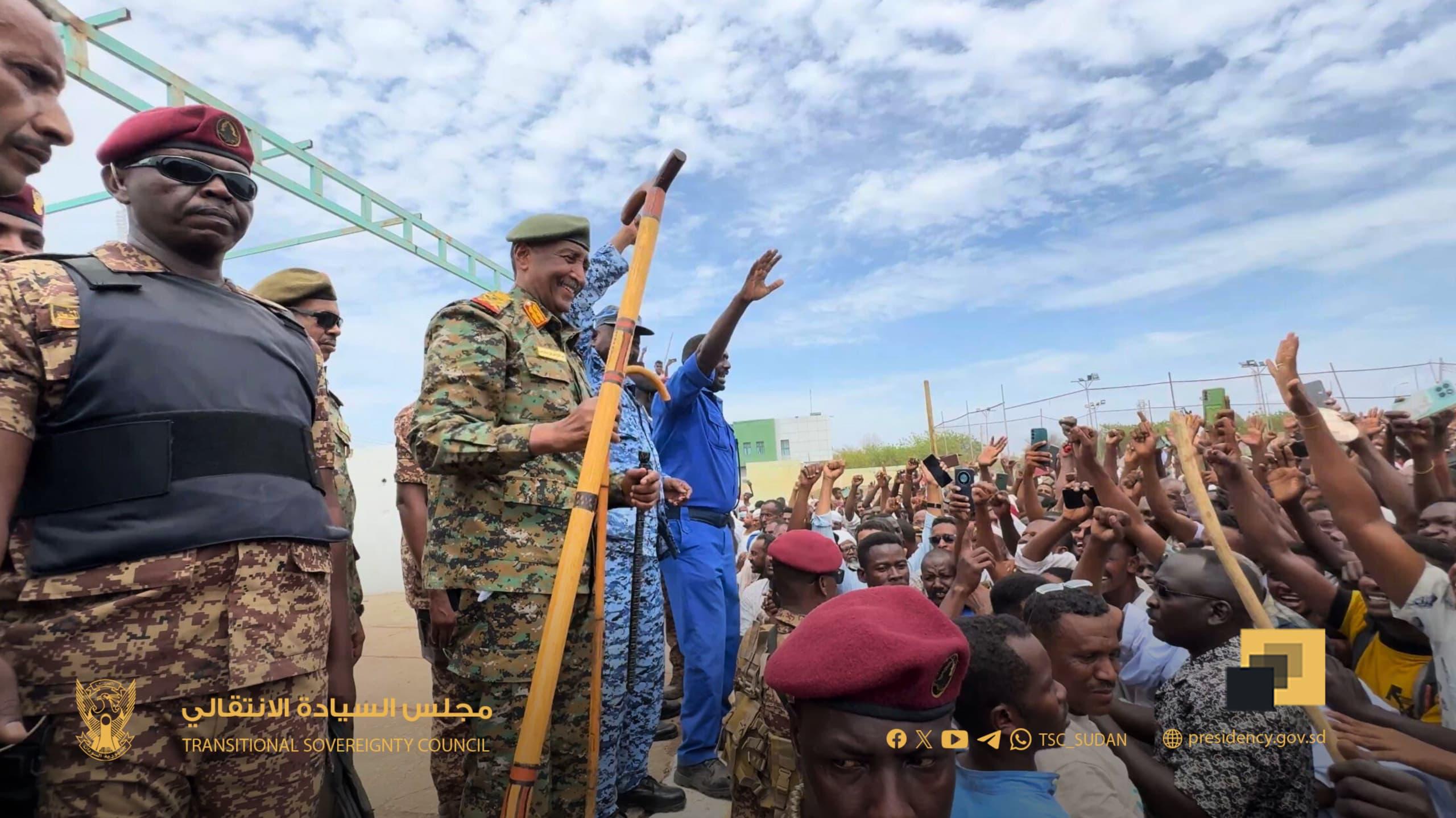 Sovereignty Council Chairman Visits Al-Dinder to Assess Citizens ...