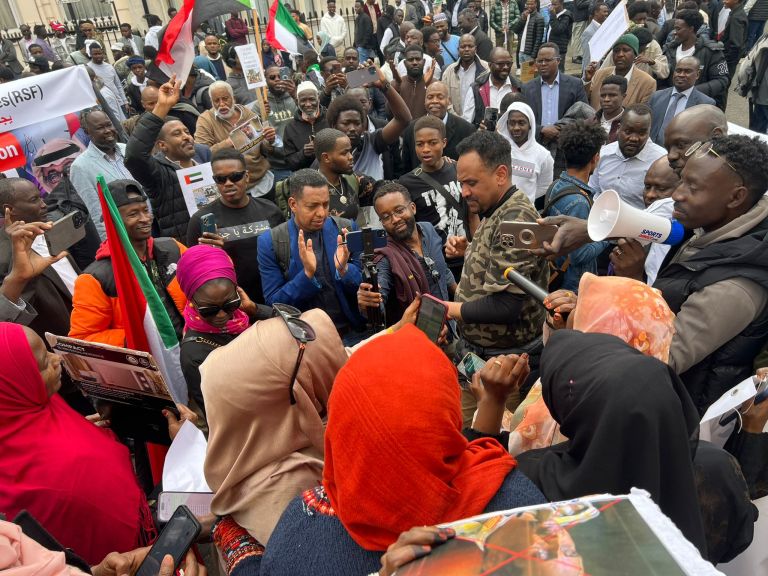 Sudanese in Europe Protest Against UAE Aggression – Sudan Events