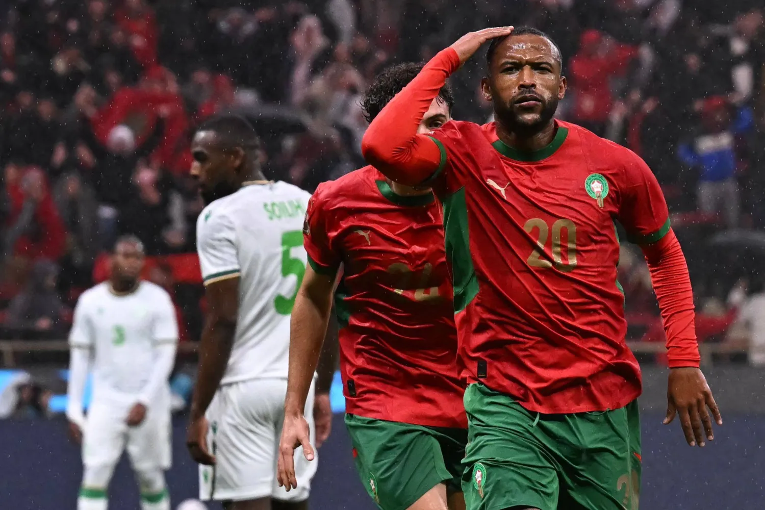AFCON: El Kaabi scores a stunning goal as Morocco defeat Comoros ...